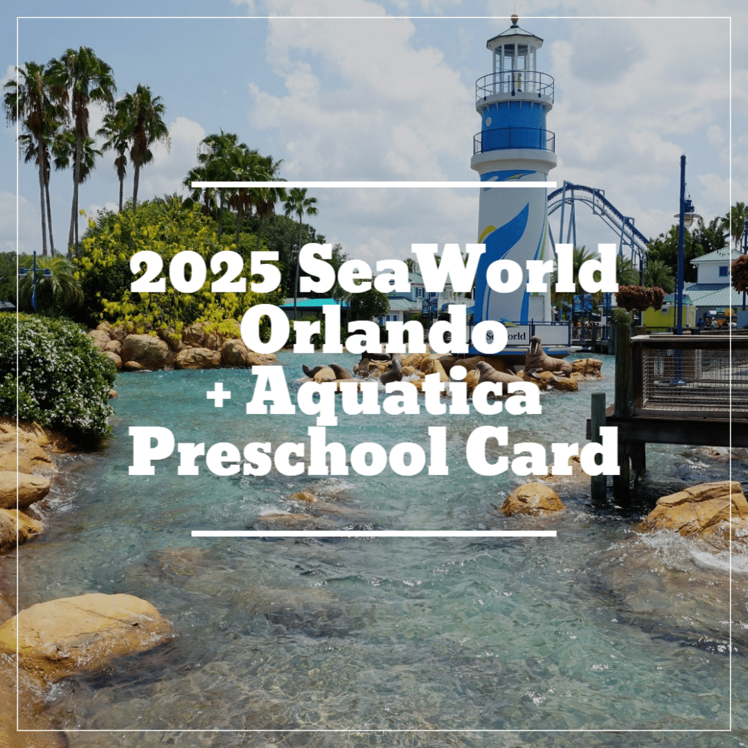 Free SeaWorld Orlando & Aquatica Orlando Preschool Card